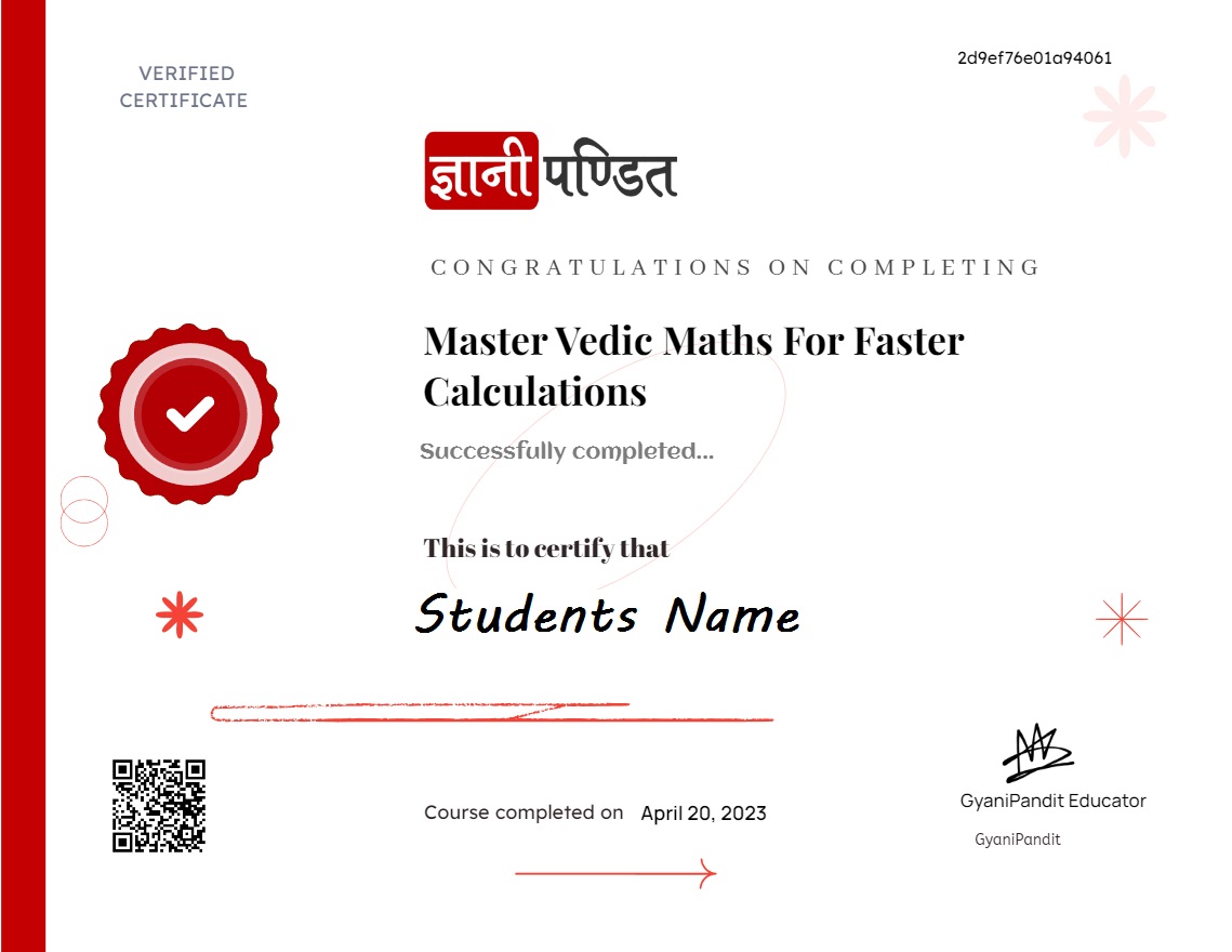 Vedic Maths LP | GyaniPandit Courses