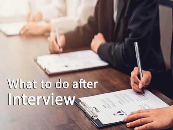 What to do after the interview that went well