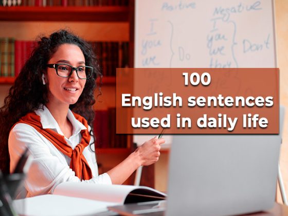 100+ English Sentences Used in Daily Life